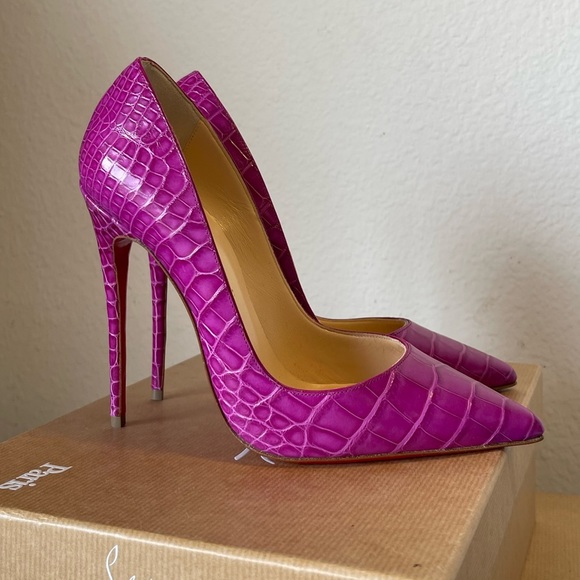 Christian Louboutin | Shoes | Christian Louboutin Alligator So Kate 2 ...